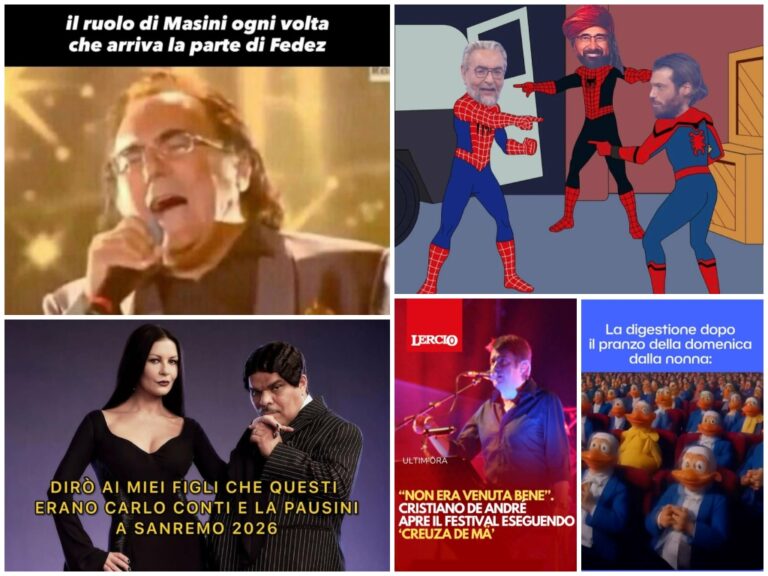 Festival di Sanremo 2026: tutti i meme più divertenti scelti da ...